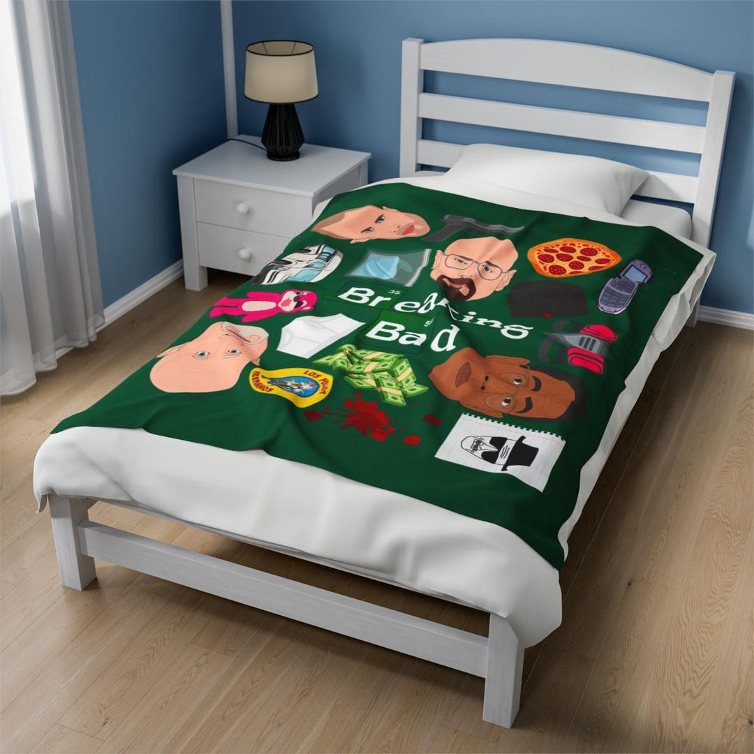 Breaking Bad Blanket | Velveteen Plush Blanket Gift for Her for Him ...