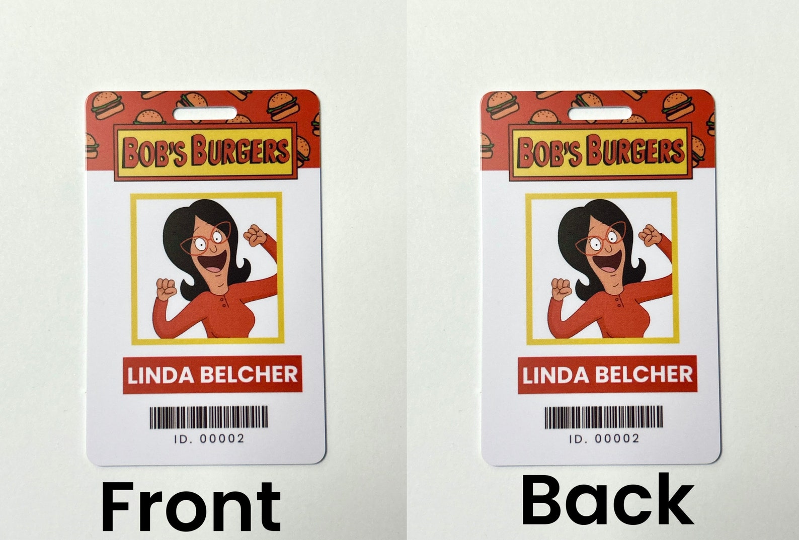 Bob's Burgers ID Badge Name Tag Cosplay Costume Dress up Prop Louise ...