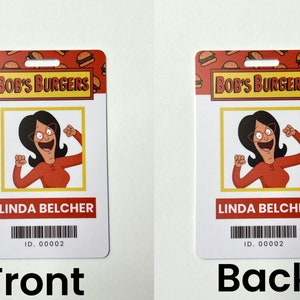 Bob's Burgers ID Badge Name Tag Cosplay Costume Dress up Prop | Louise ...