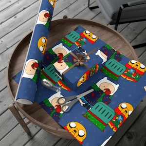 Adventure Time Christmas Wrapping Paper Adventure Time Gift Wrap Papers ...