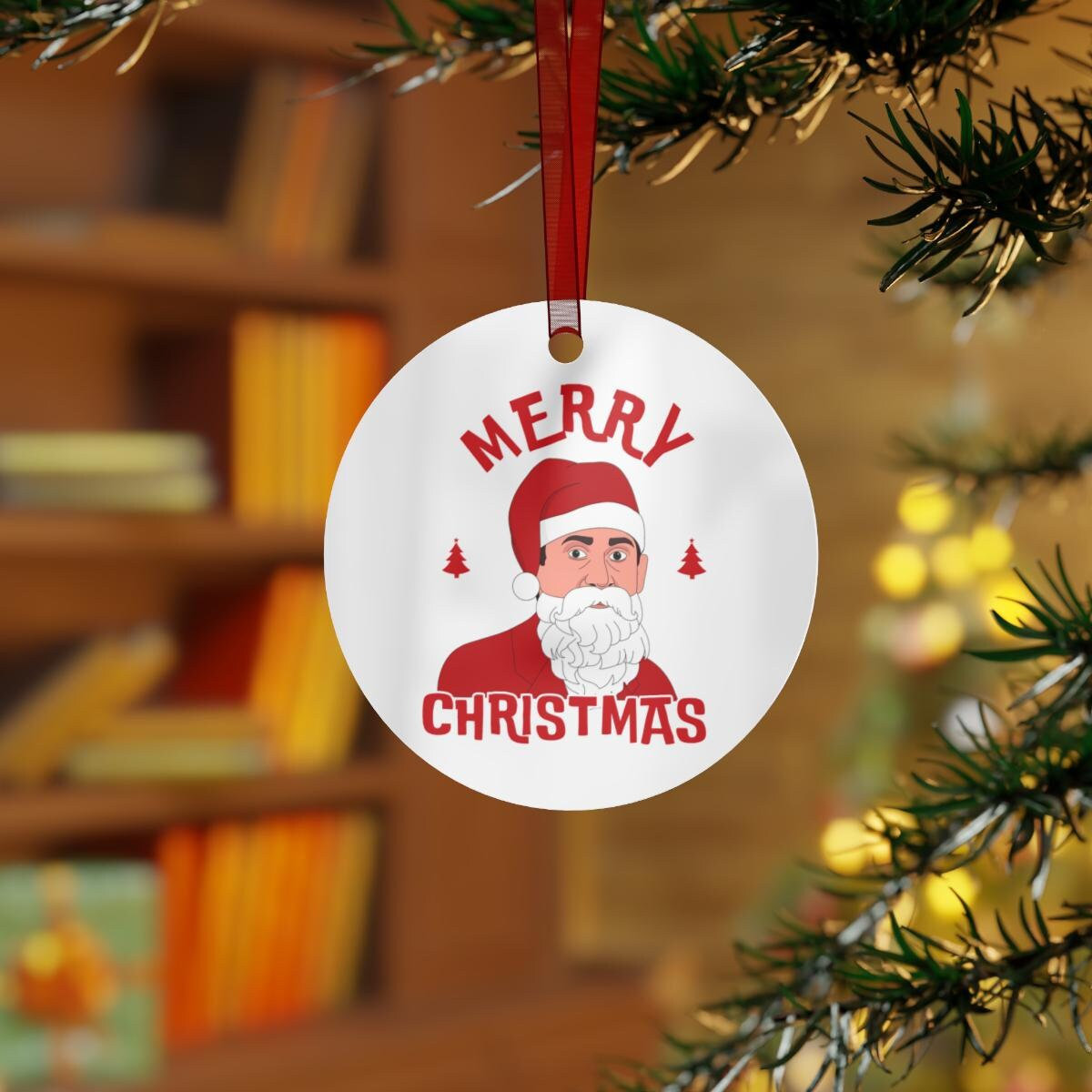 The Office Ornament | Michael Scott Santa Dwight Schrute Elf Christmas ...