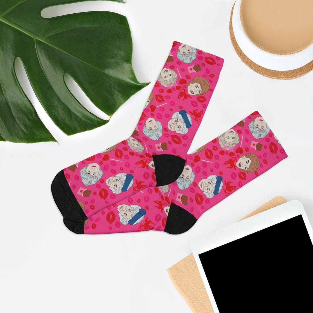 The Golden Girls Valentine's Day Socks | Sophia Rose Dorothy Blanche ...