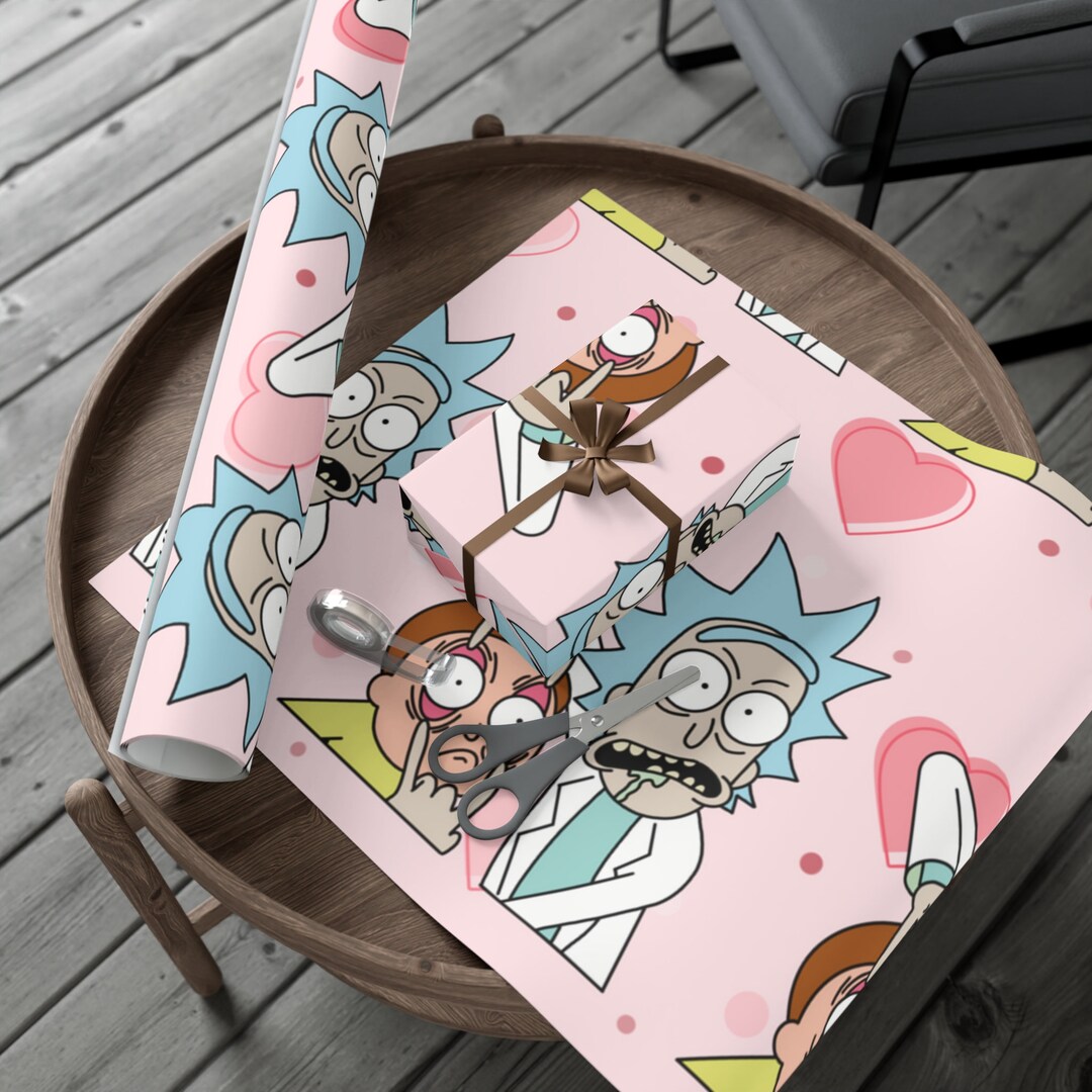 Rick and Morty Wrapping Paper Rick and Morty Gift Wrap - Etsy