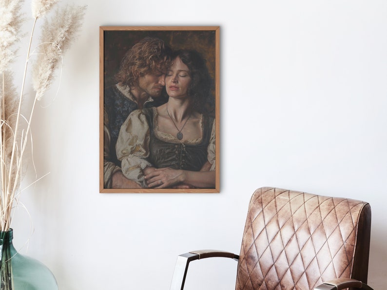 Printable Vintage OUTLANDER Oil Painting Set of 3 Download Art ...