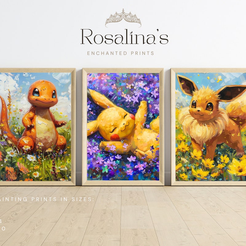 Pokemons Wall Art - Etsy