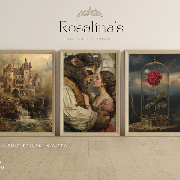 Vintage Beauty and the Beast Posters - Etsy