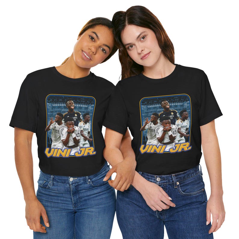 Vinicius Jr. T-shirt, Vinicius Jr. Graphic Tee, Real Madrid Fan Shirt ...