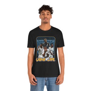Vinicius Jr. T-shirt, Vinicius Jr. Graphic Tee, Real Madrid Fan Shirt ...