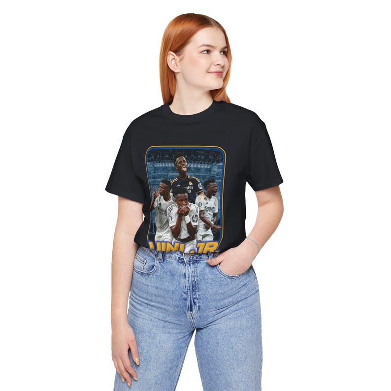 Vinicius Jr. T-shirt, Vinicius Jr. Graphic Tee, Real Madrid Fan Shirt ...