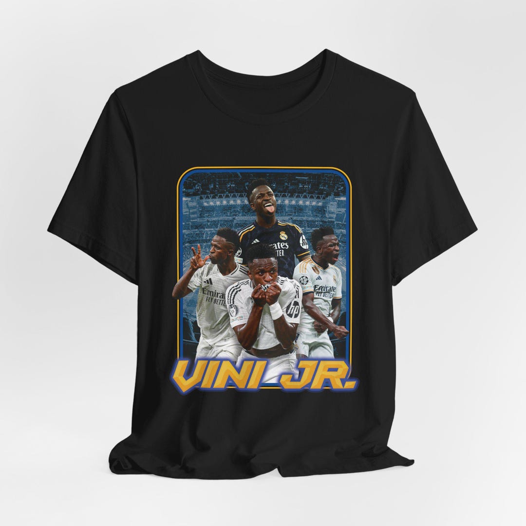 Vinicius Jr. T-shirt, Vinicius Jr. Graphic Tee, Real Madrid Fan Shirt ...