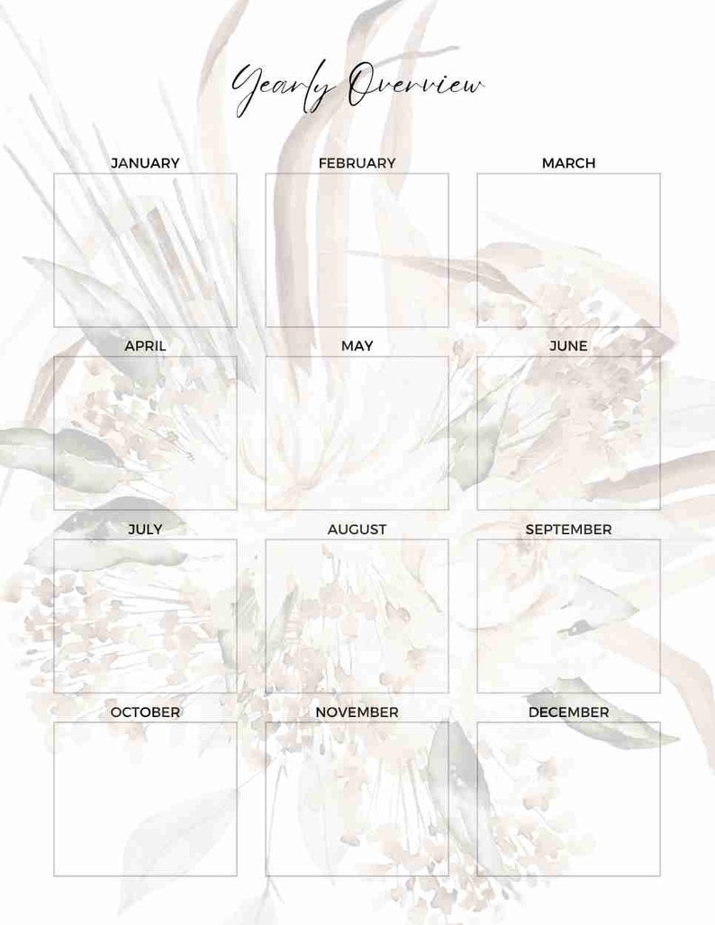 Boho Aesthetic Digital Planner - 2024 - Etsy