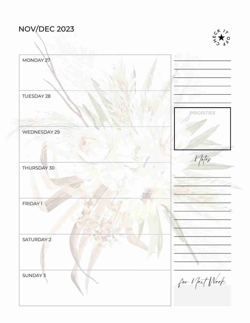 Boho Aesthetic Digital Planner - 2024 - Etsy