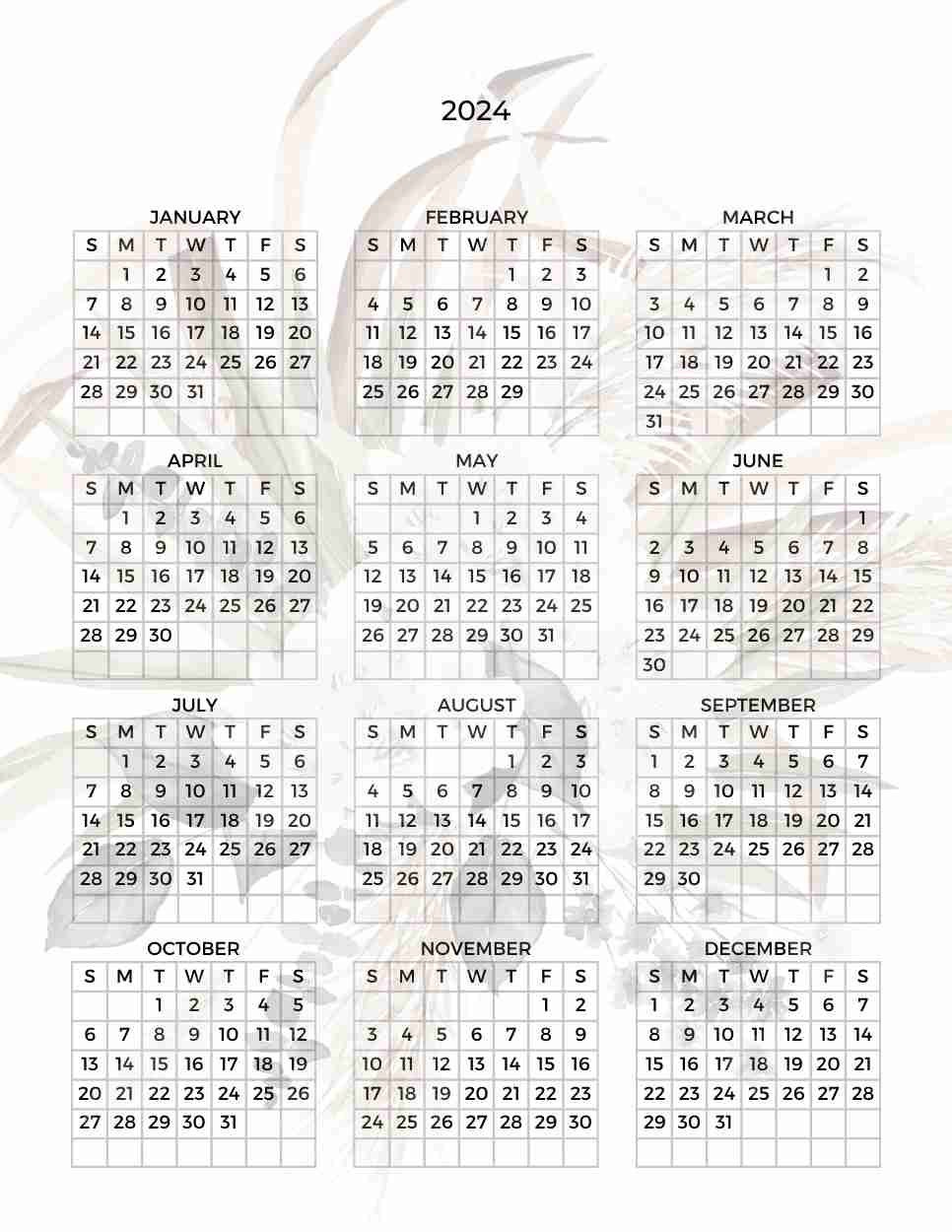 Boho Aesthetic Digital Planner - 2024 - Etsy