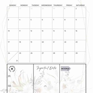 Boho Aesthetic Digital Planner - 2024 - Etsy