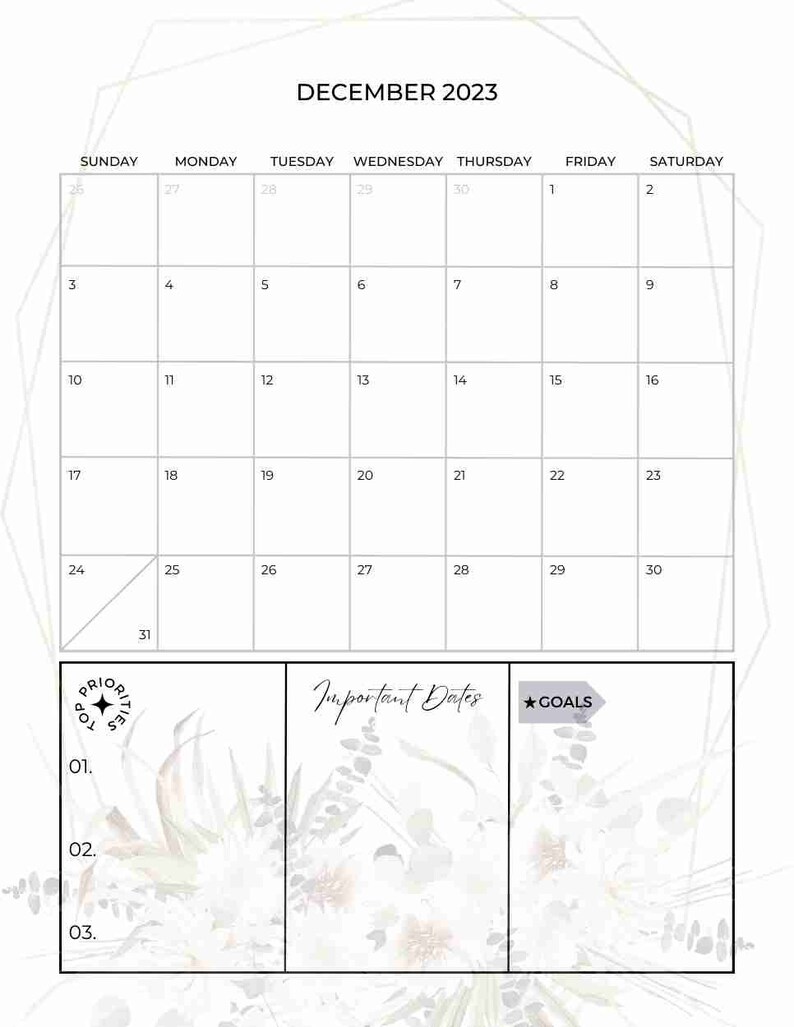 Boho Aesthetic Digital Planner - 2024 - Etsy