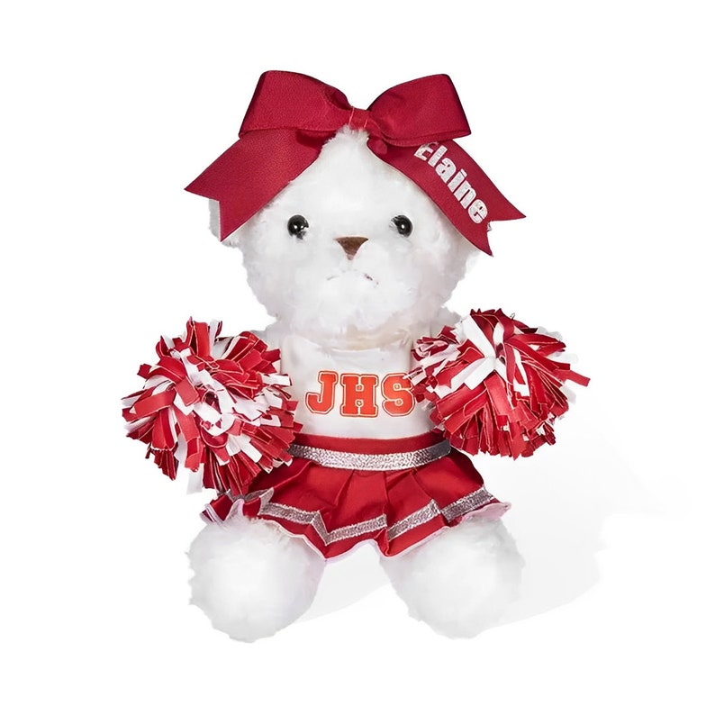 Personalized Cheerleading Plush Bear, Custom All-star Cheer Bear ...