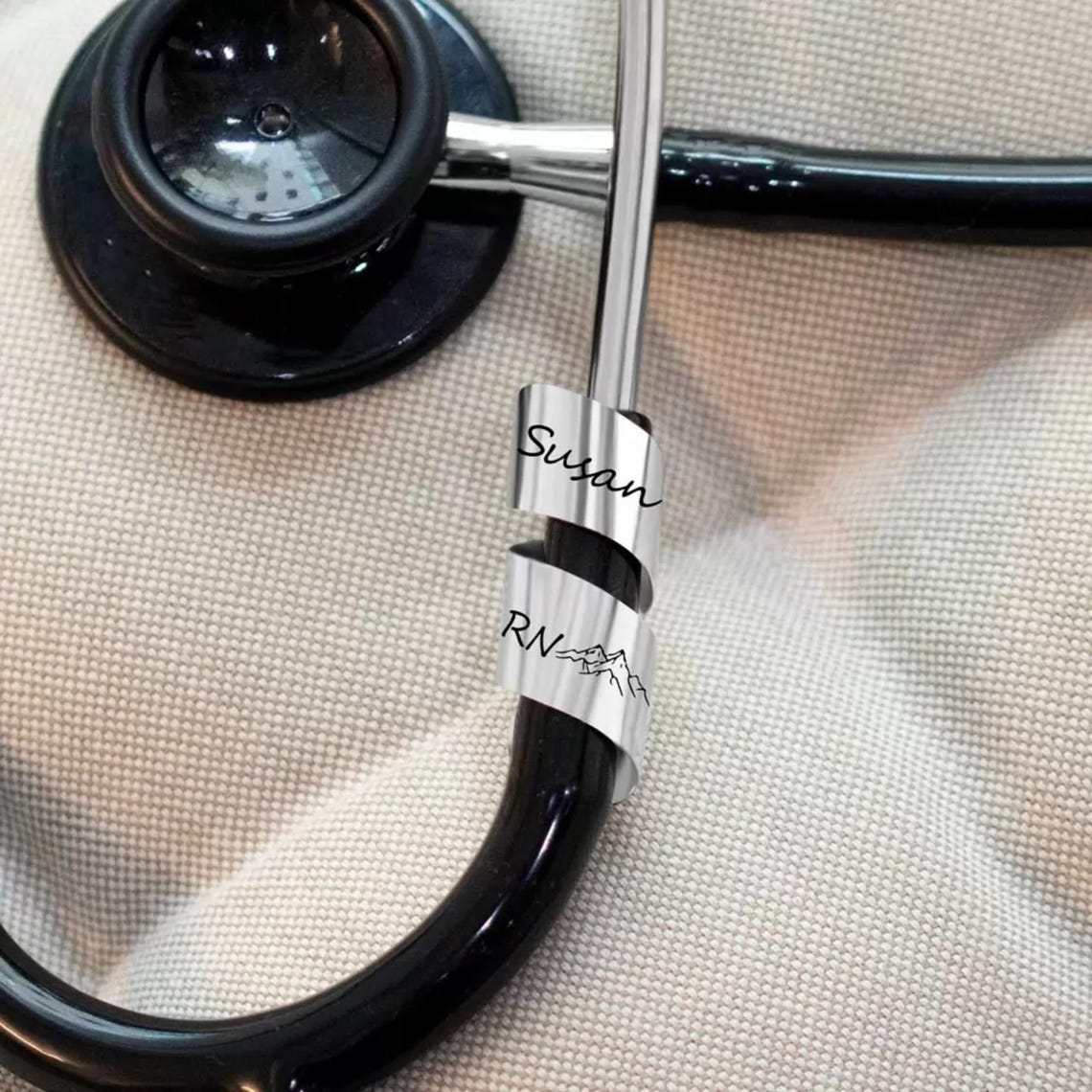 Personalized Stethoscope Name Tag | Name Charm for Nurses, Doctors ...