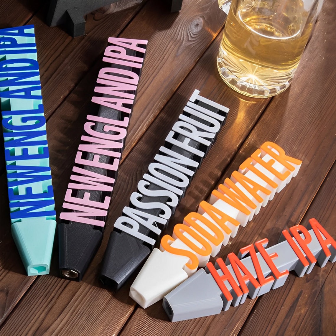 Custom Name 3D Printed Bar Tap Handle, Personalized Bar Tap Handle, Keg ...