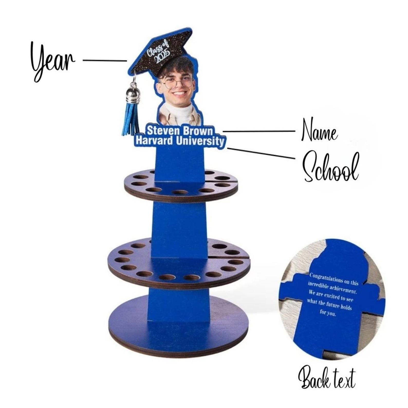 Personalized Photo Graduation Money Holder, Congratulations Cash Tree ...