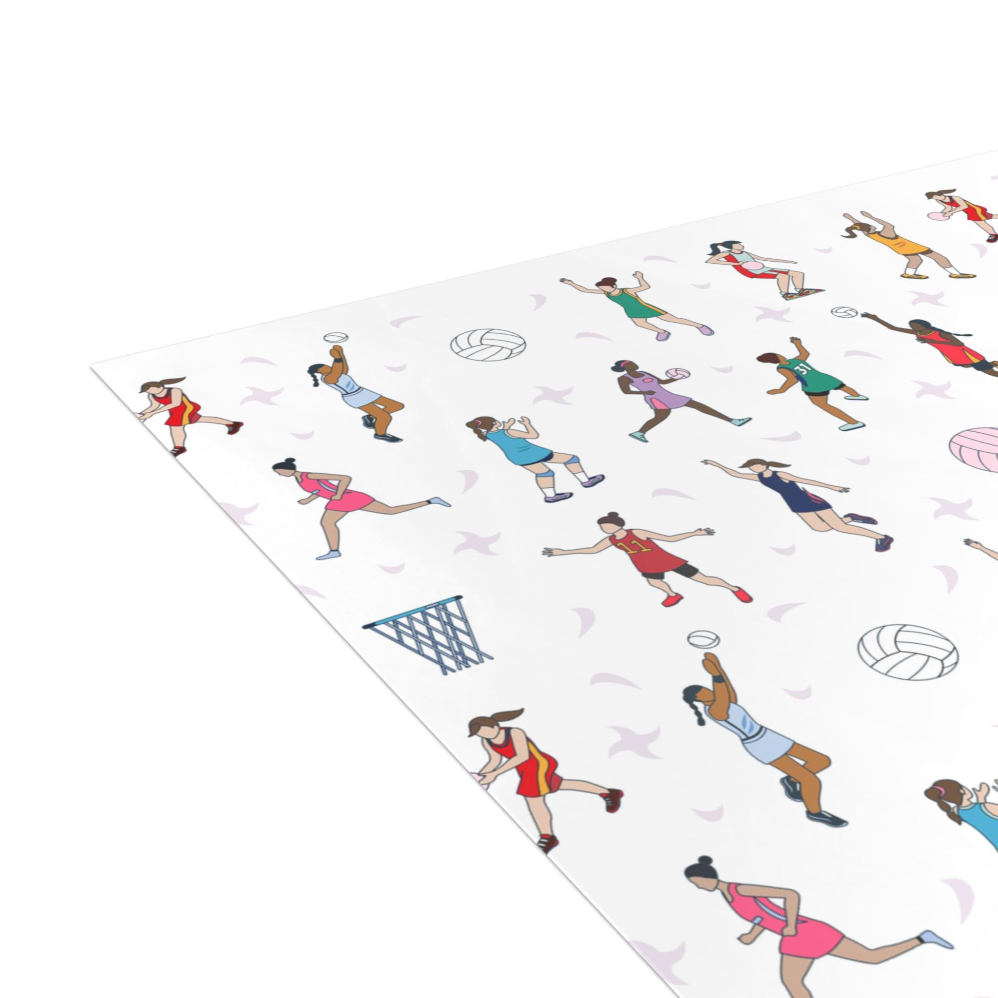 Netball Themed Greeting Cards Set | Cute Sporty Netball Cards for Fans ...