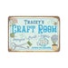 Custom Name Craft Room Metal Sign, Vintage/retro Style Room Decor for ...
