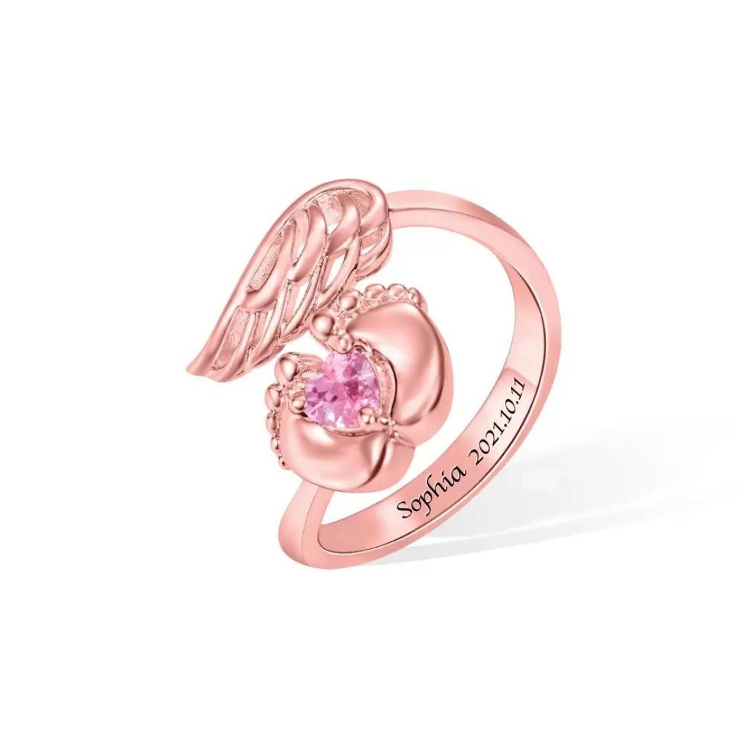 Melty angel heart ring store