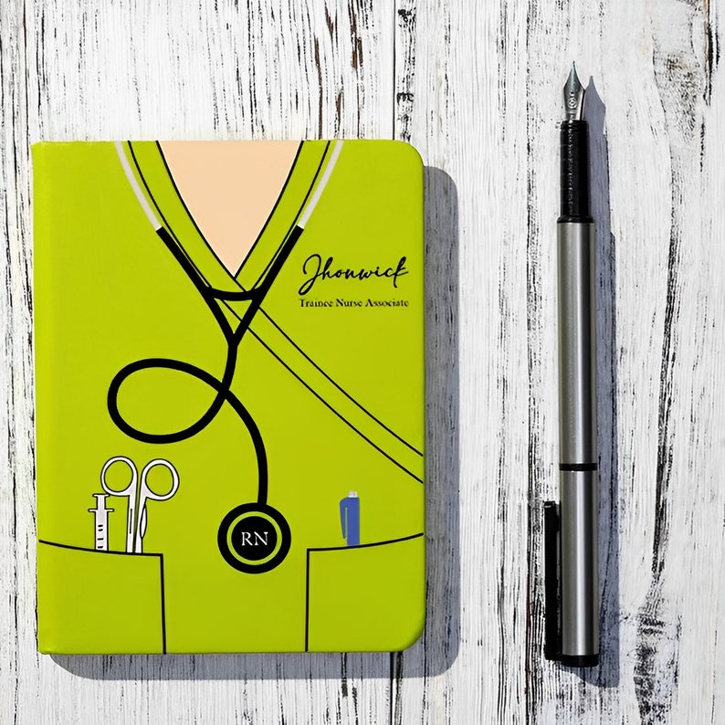 Custom Name + Profession Nursing/medical Notebook, Pocket-sized ...