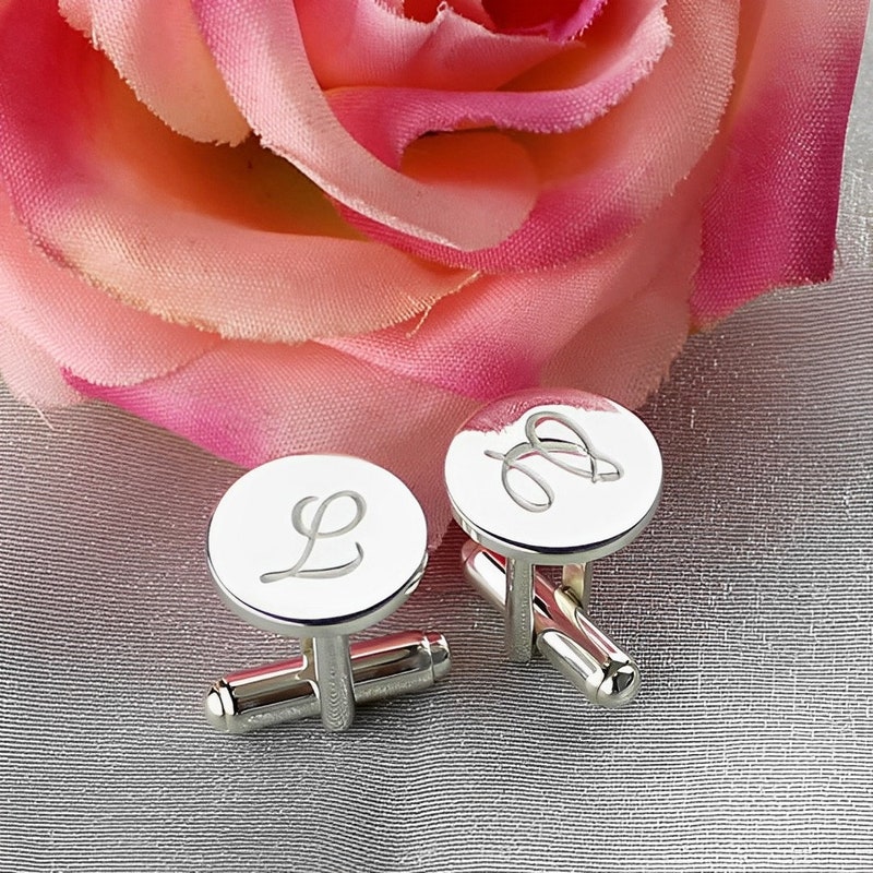 Monogram Cufflinks - Etsy