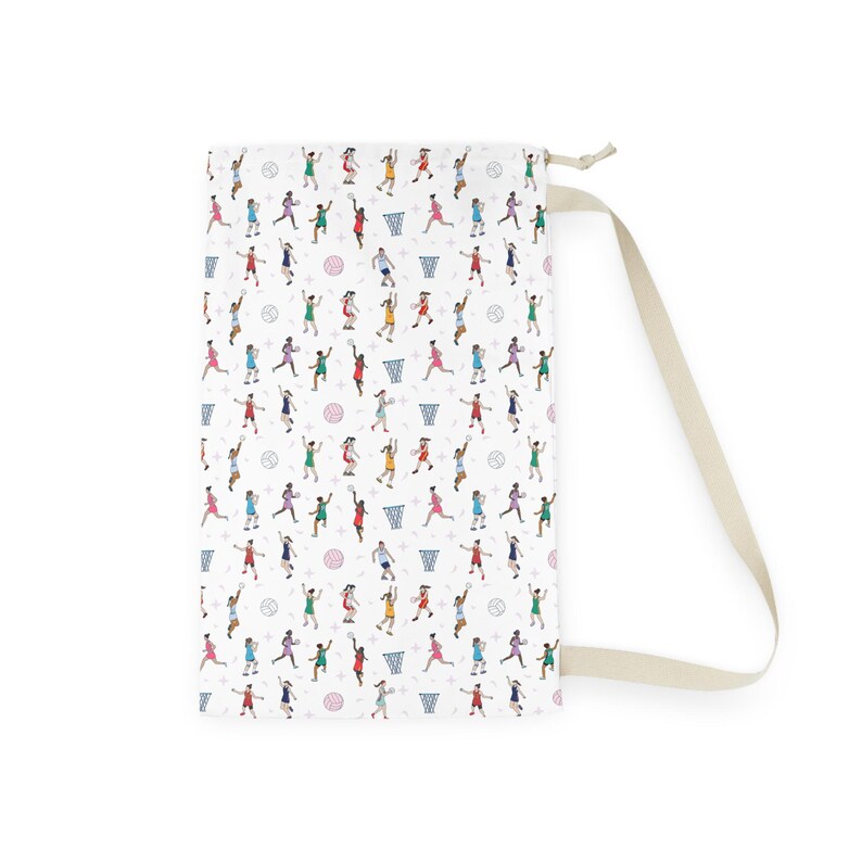 Netball Laundry Bag | Netball Themed Print, Perfect for Players and ...