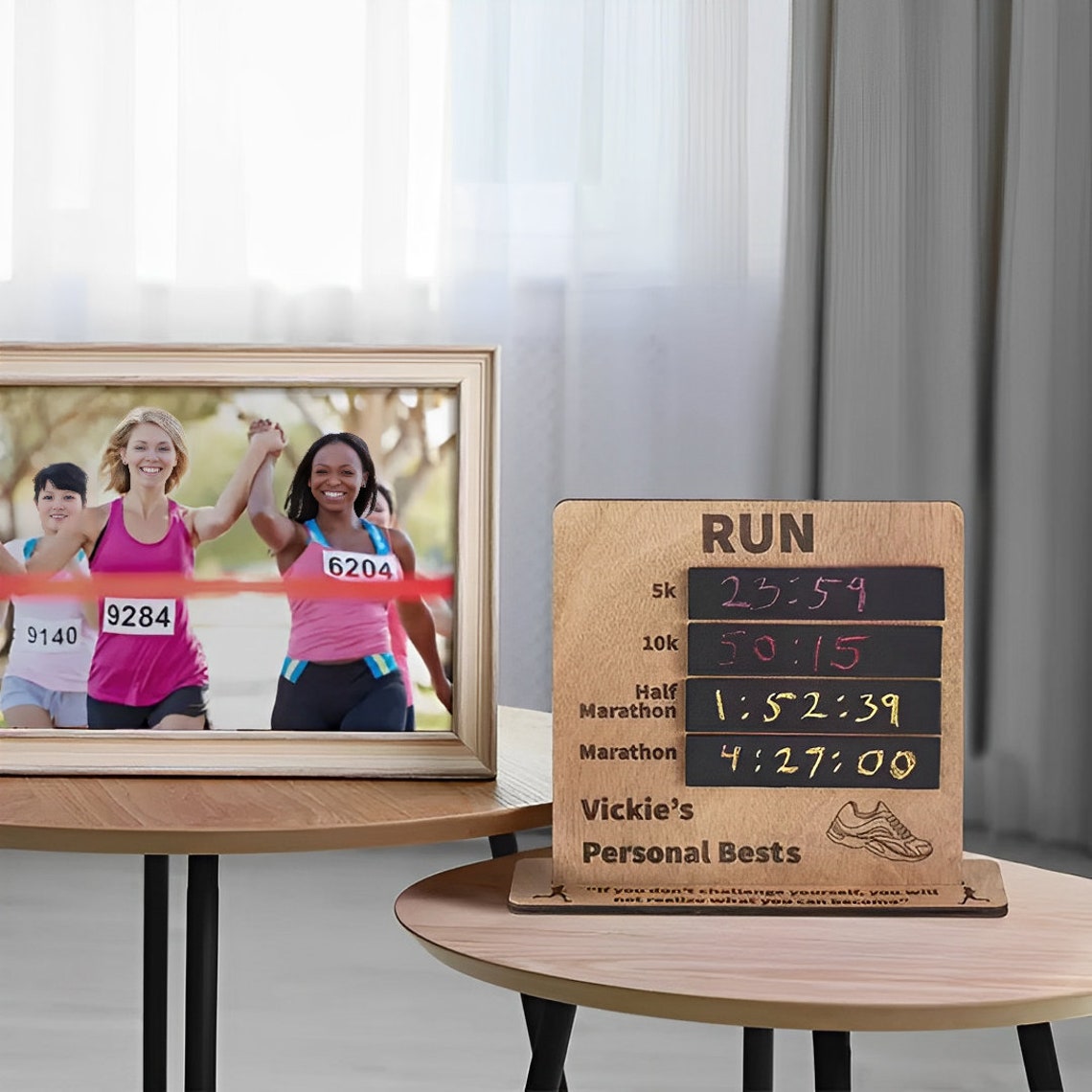 Running Record Board With Custom Name, Runner/marathon/track Athlete ...