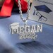 Custom Name Graduation Cap Diploma Necklace, Stainless Steel class of ...