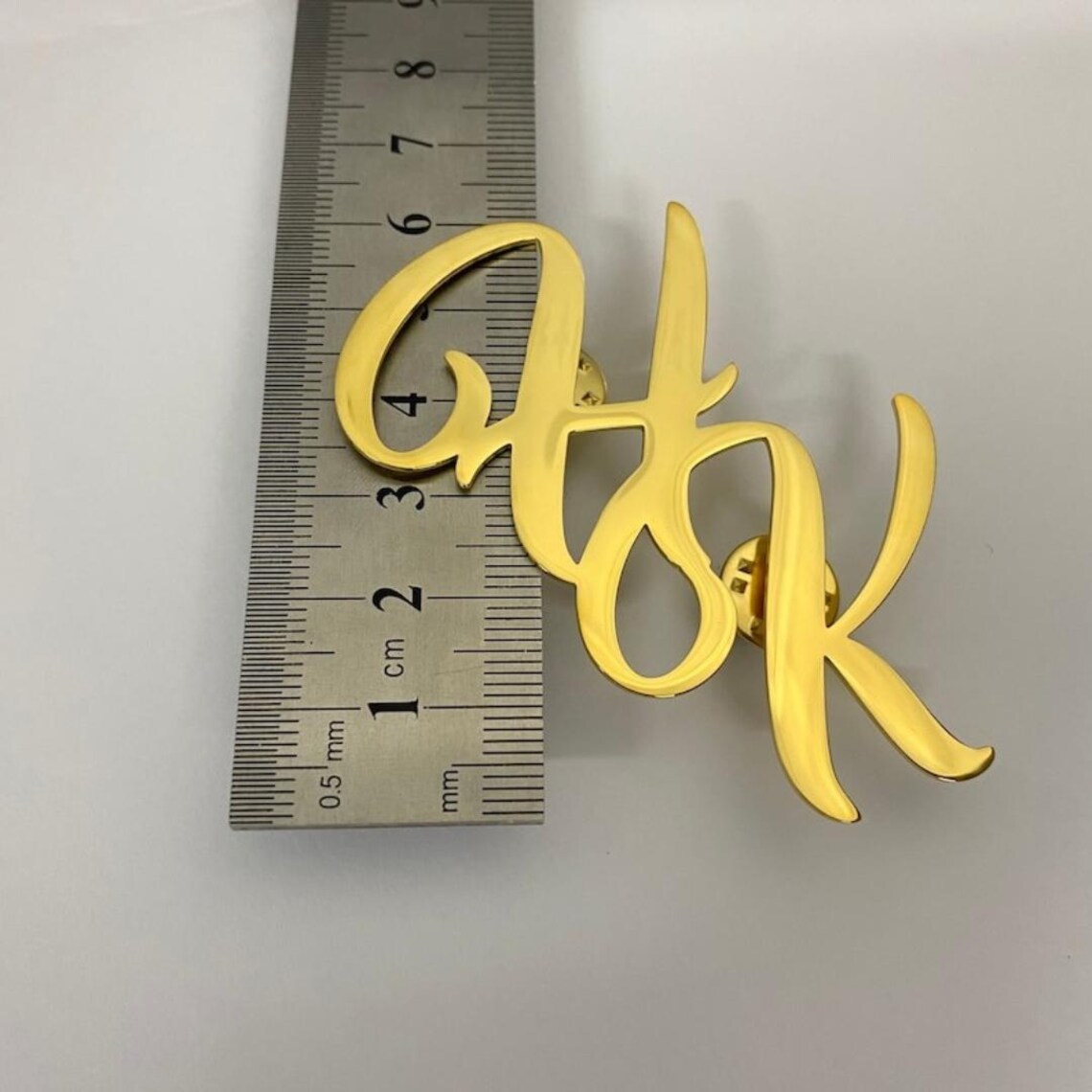 Personalized Initial Name Lapel Pin, Custom Name Brooch, Men's Custom ...