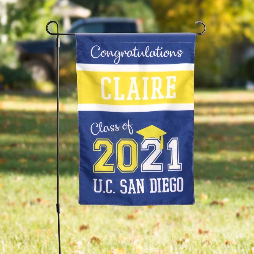 Graduation Senior Flag With Custom Name, “congratulations” Banner for ...