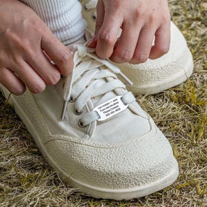 Personalized Medical Alert Shoe Laces Tag, Medical Alert Show Tag for ...