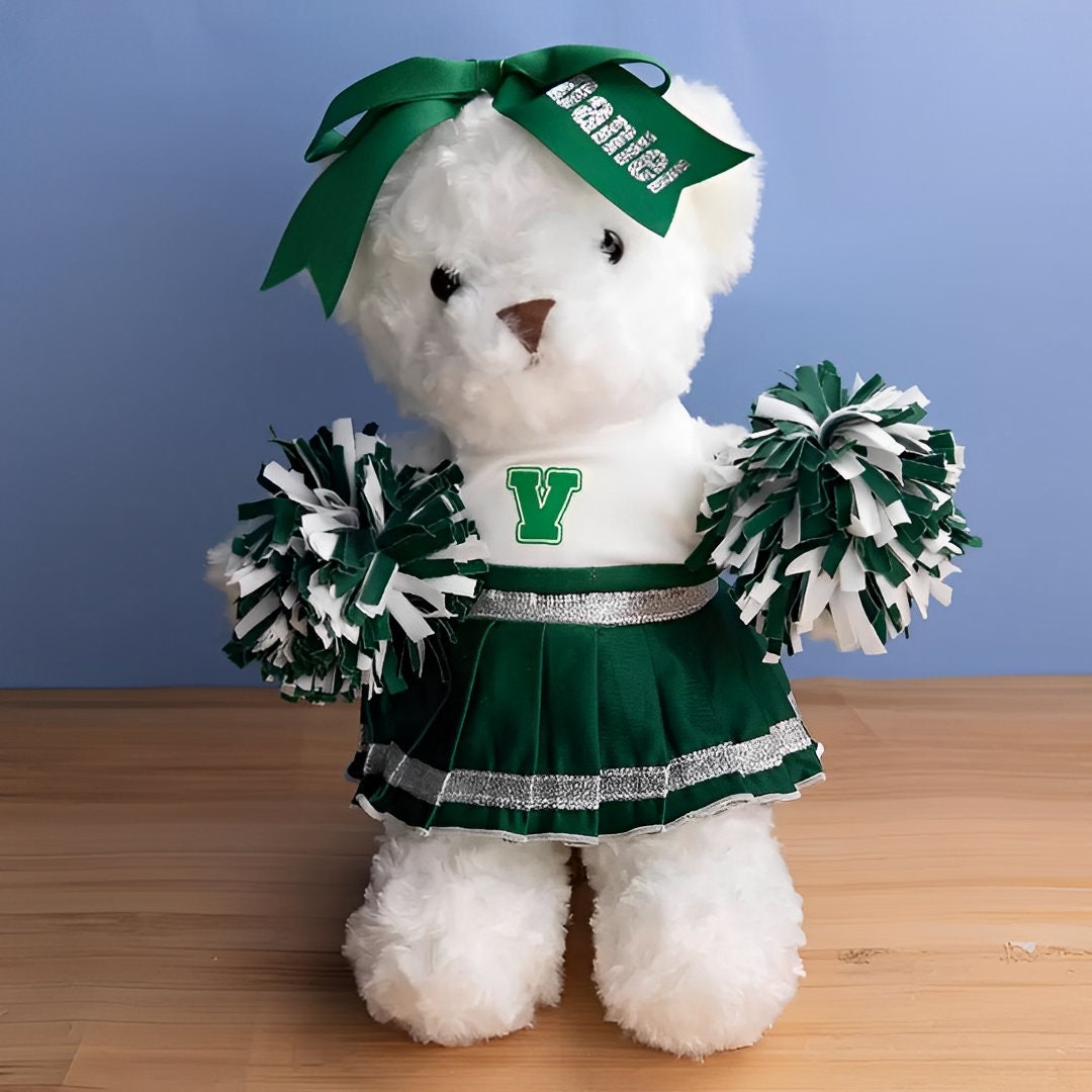Personalized Cheerleading Plush Bear, Custom All-star Cheer Bear ...