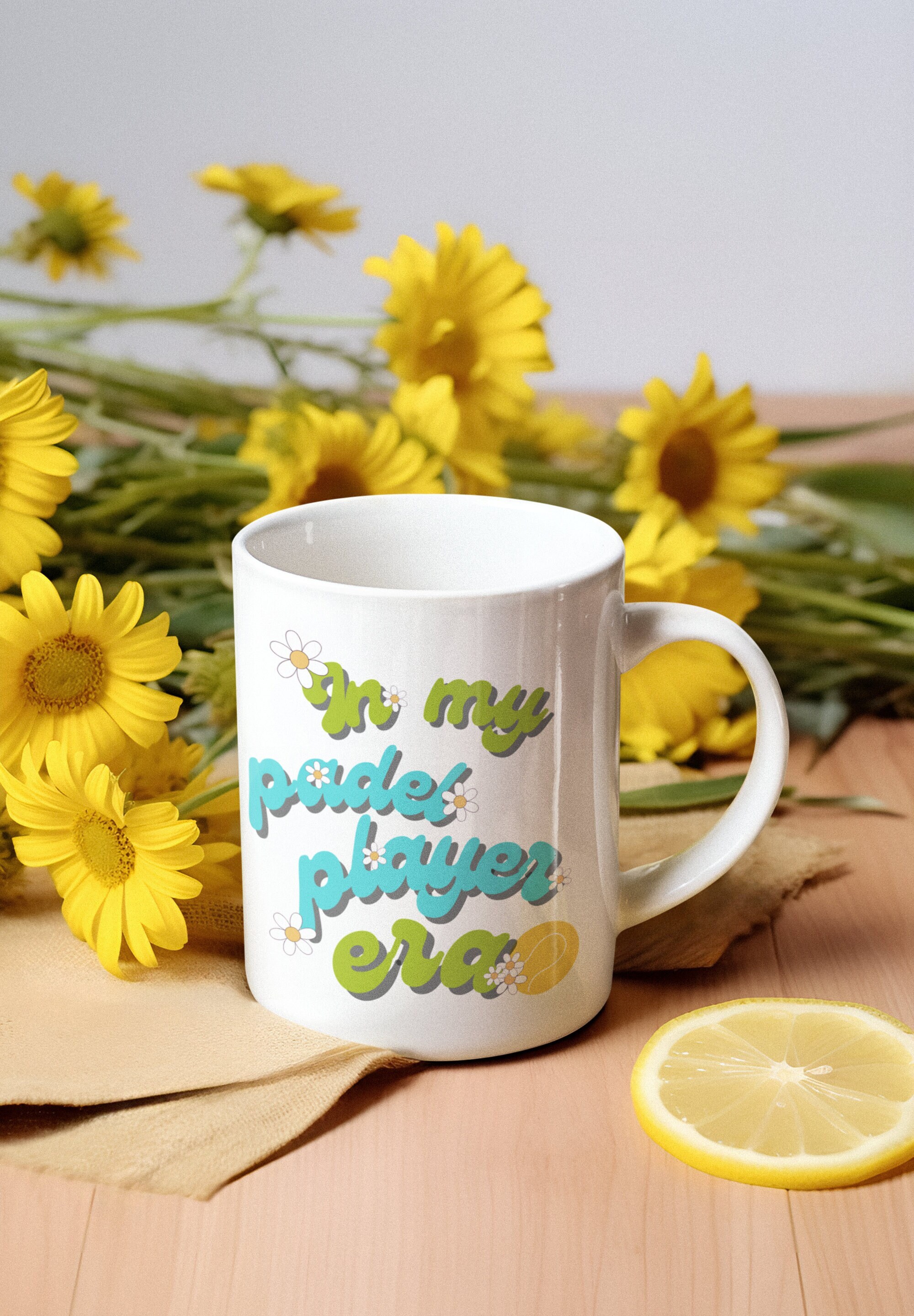 In My Padel Player Era Mug, Padel Enthusiast Themed 11oz Ceramic Mug ...