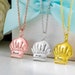 Custom Name Chef Hat Necklace, Personalized Chef Hat Shaped Pendant ...