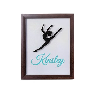 Dance Pin Display Box With Custom Name + Dance Pose, Personalized Dance ...