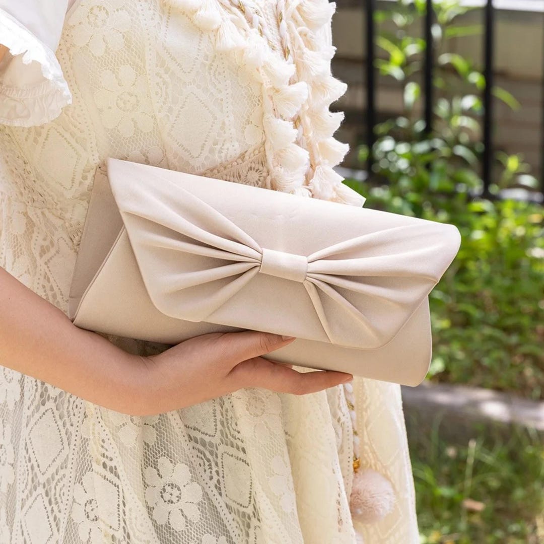 Personalized Bow Tie Clutch With Custom Photo, Mother of Bride Wedding ...