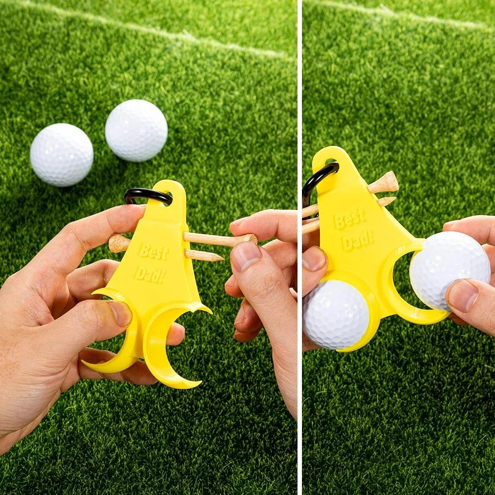 Personalized 3D Printed Golf Ball & Tees Holder | Funny Golf Accessory ...
