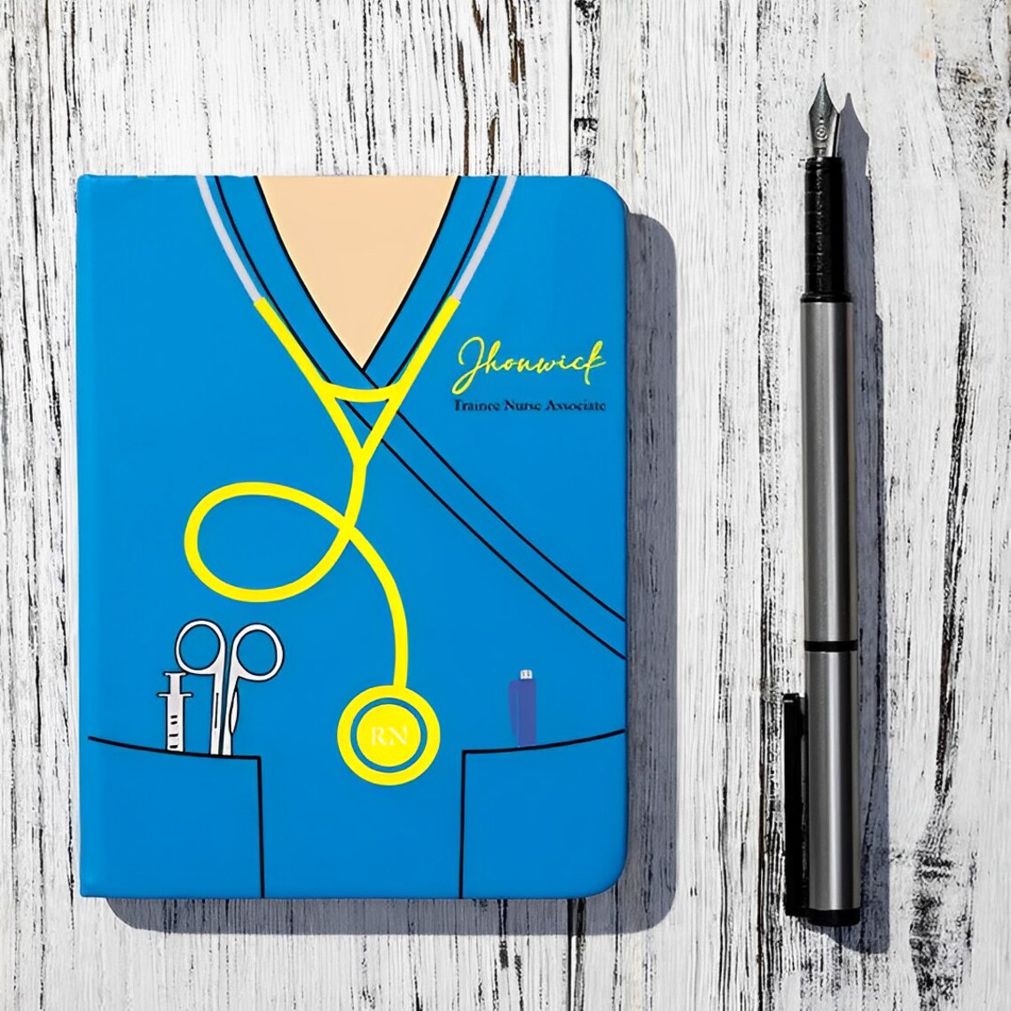 Custom Name + Profession Nursing/medical Notebook, Pocket-sized ...