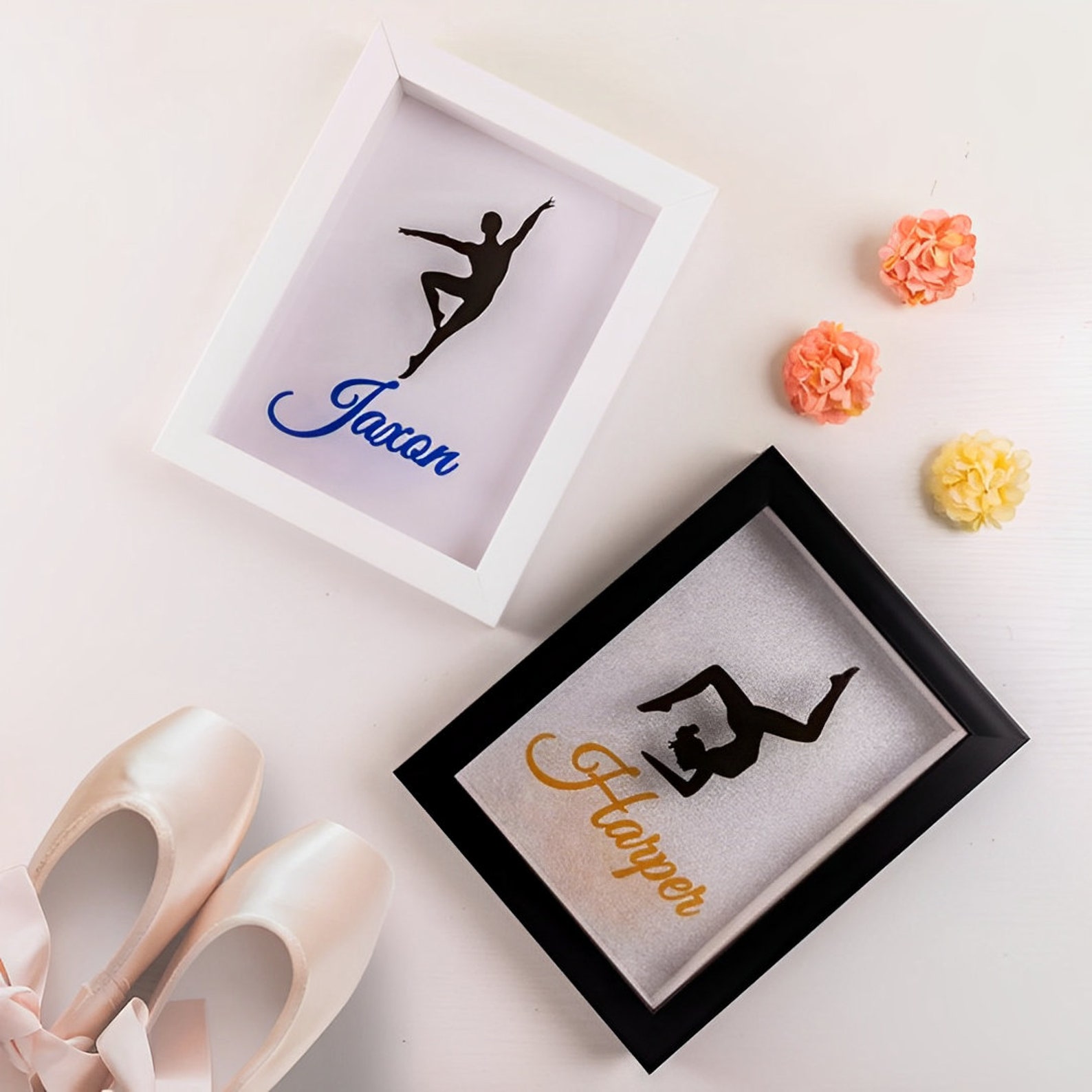 Dance Pin Display Box With Custom Name + Dance Pose, Personalized Dance ...