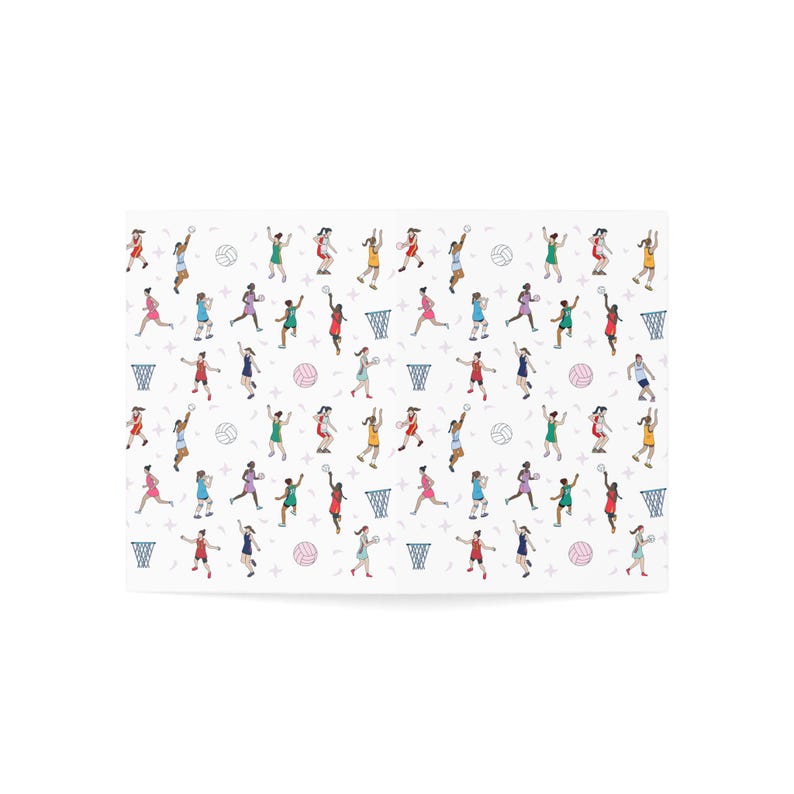Netball Themed Greeting Cards Set | Cute Sporty Netball Cards for Fans ...