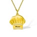 Custom Name Chef Hat Necklace, Personalized Chef Hat Shaped Pendant ...