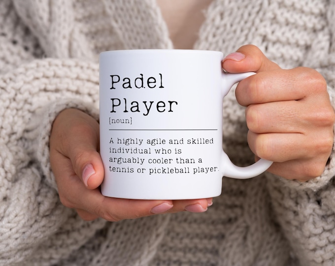 In My Padel Player Era Mug, Padel Enthusiast Themed 11oz Ceramic Mug ...