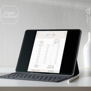 Neutral Invoice Template Printable Invoice Template Download Small ...