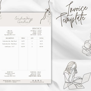 Neutral Invoice Template Printable Invoice Template Download Small ...