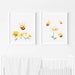 Bee Nursery Prints, Set of 3, Cute Floral Posters Digital Download ...