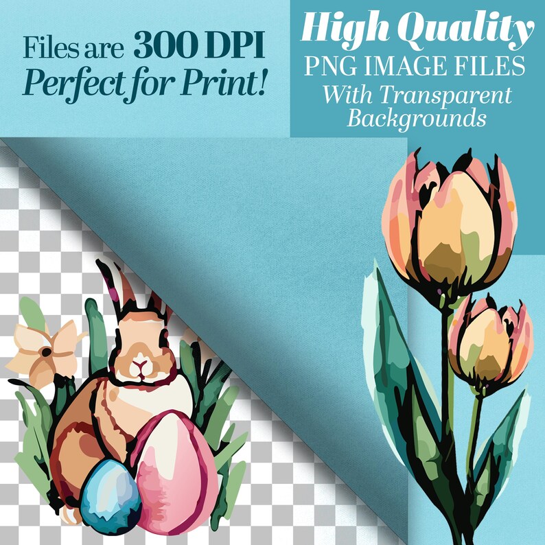 Easter & Spring Clip Art | Watercolor Pastel Easter, Spring, Holiday ...
