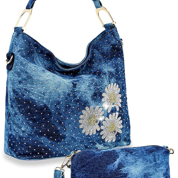 Denim Handbag - Etsy